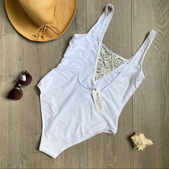 Brave Soul | Swim | Nwt Brave Soul V Neck Onepiece Swimsuit | Poshmark